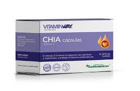 CHÍA CÁPSULAS VITAMIN WAY – Estuche x 60 cápsulas – Distribuidora Lunic