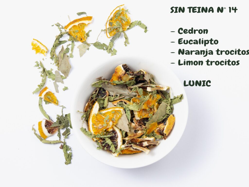 SIN TEINA Nº 14 – CEDRON, EUCALIPTO, NARANJA Y LIMON – Distribuidora Lunic